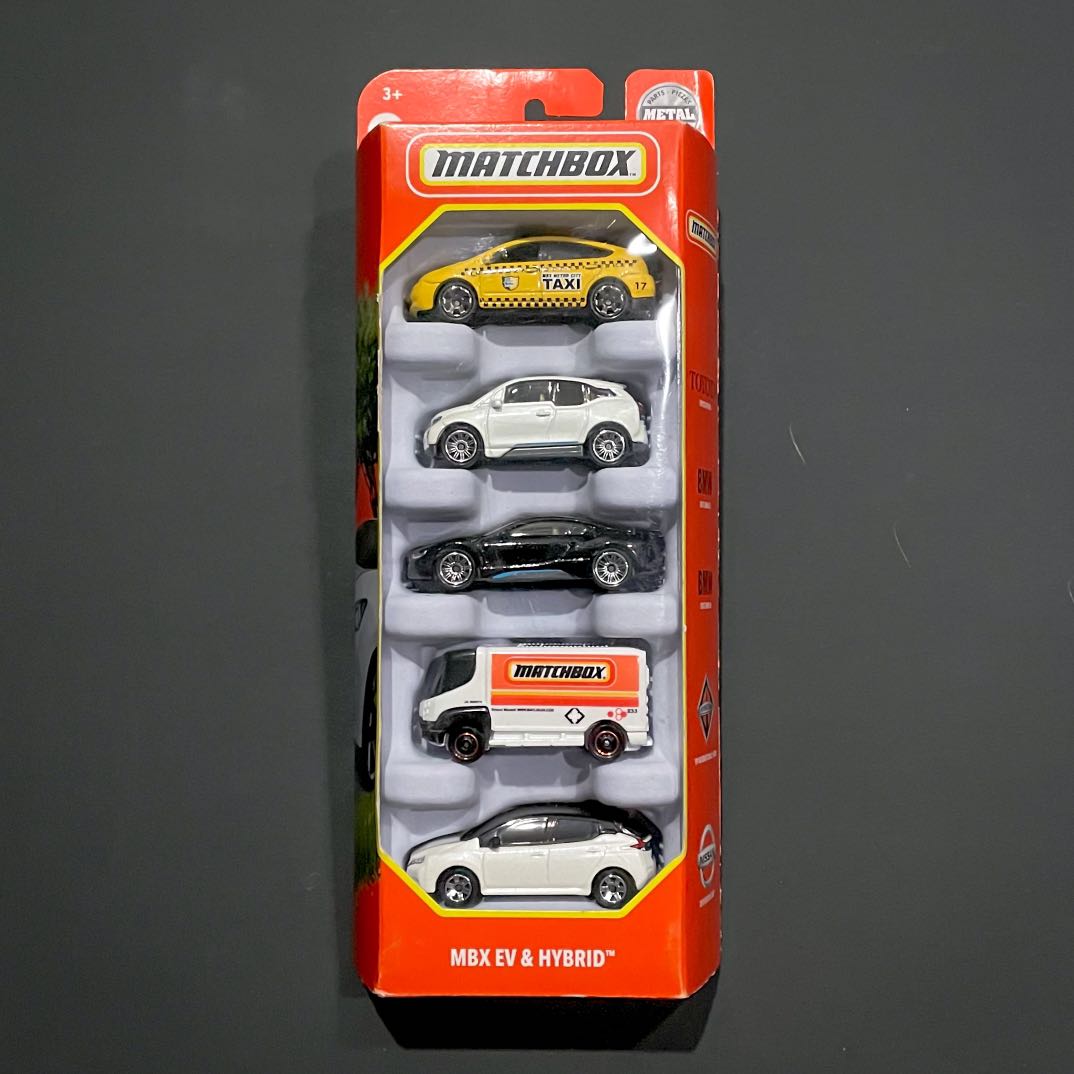 Matchbox EV & Hybrid 5-Pack, Hobbies & Toys, Toys & Games on Carousell