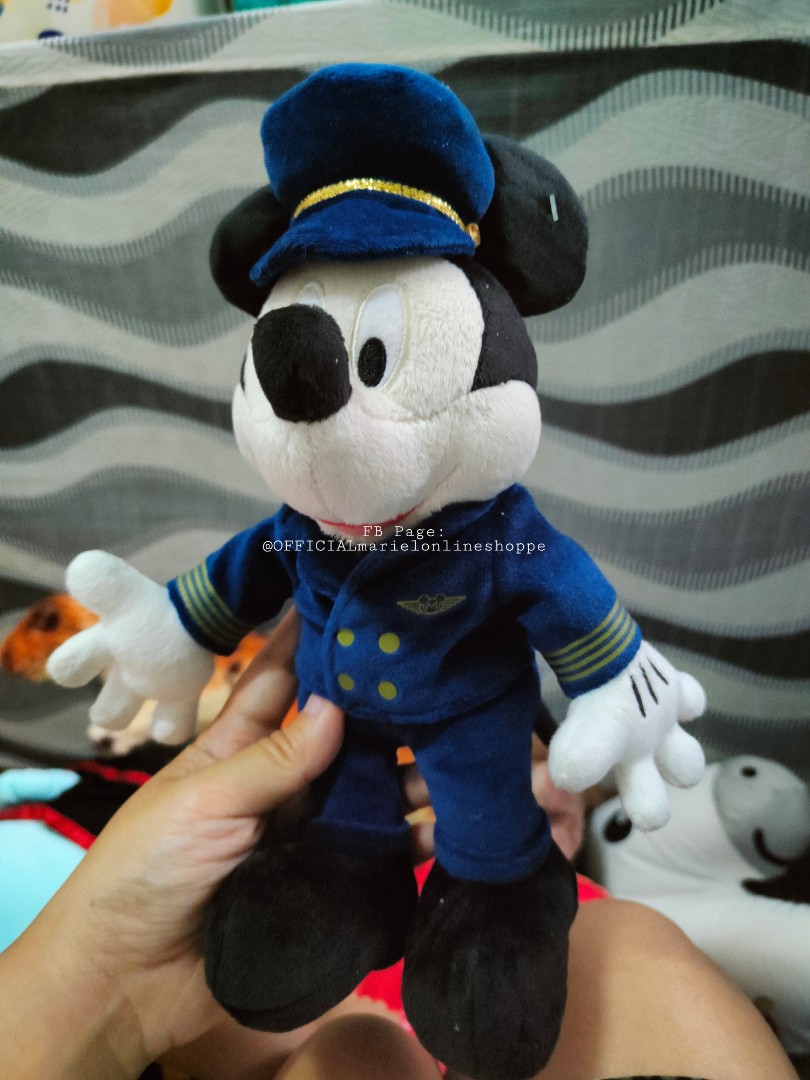 MICKEY MOUSE CUTE OFFICER PLUSH, Hobbies & Toys, Toys & Games on Carousell
