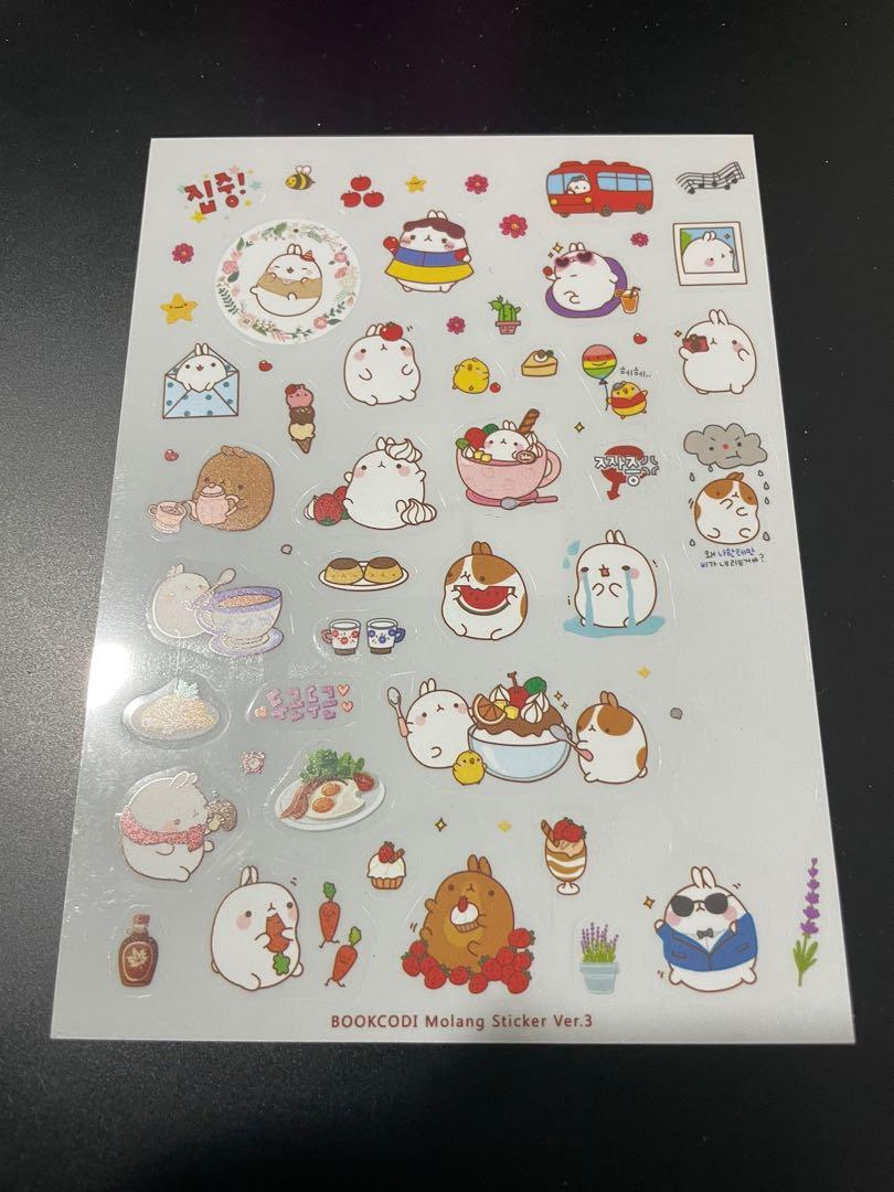 Molang stickers, Hobbies & Toys, Stationery & Craft, Stationery ...