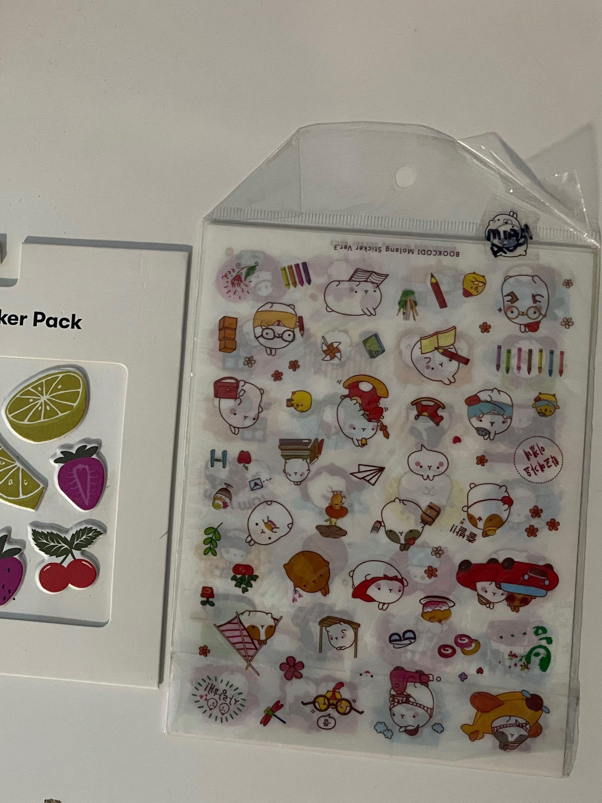 Molang stickers, Hobbies & Toys, Stationery & Craft, Stationery ...