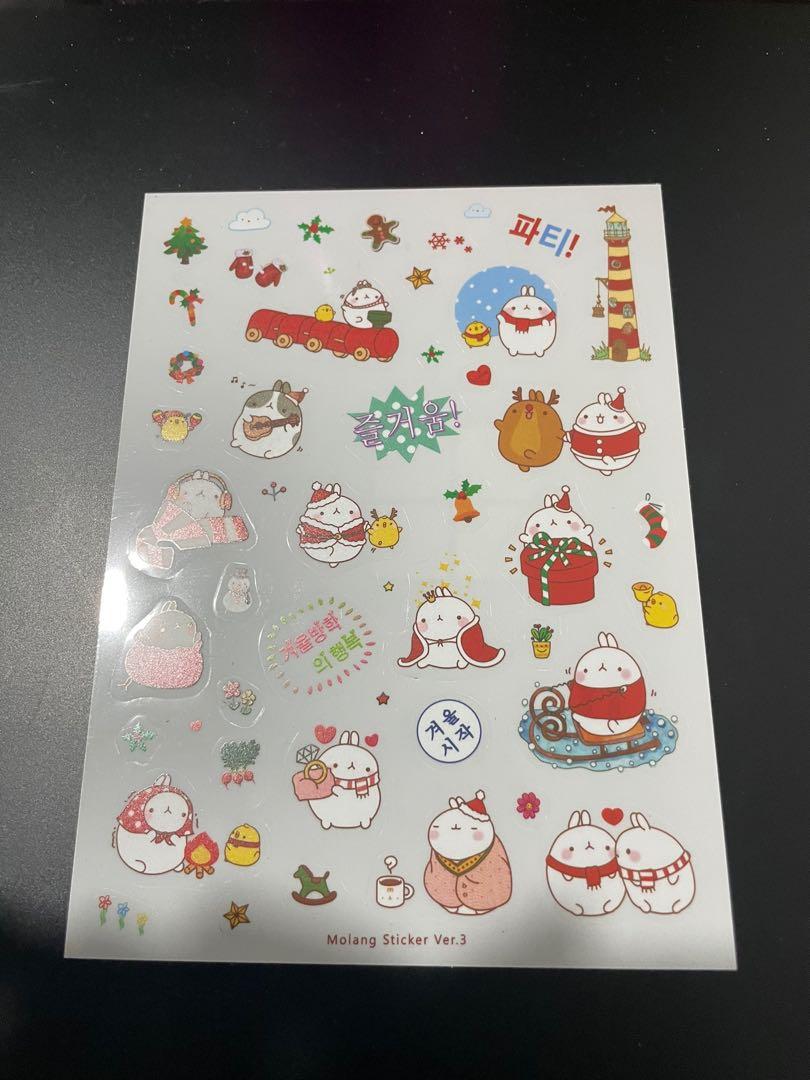 Molang stickers, Hobbies & Toys, Stationery & Craft, Stationery ...
