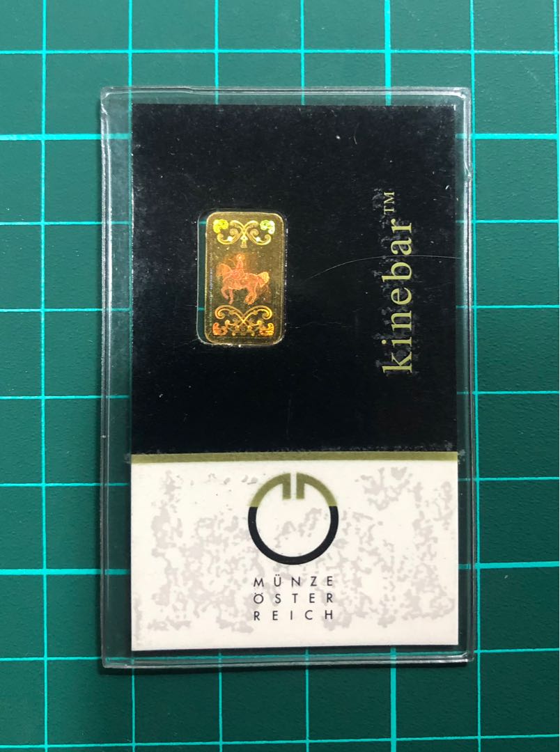 Vintage Munze Kinebar 1g Gold Bar, Hobbies & Toys, Collectibles ...