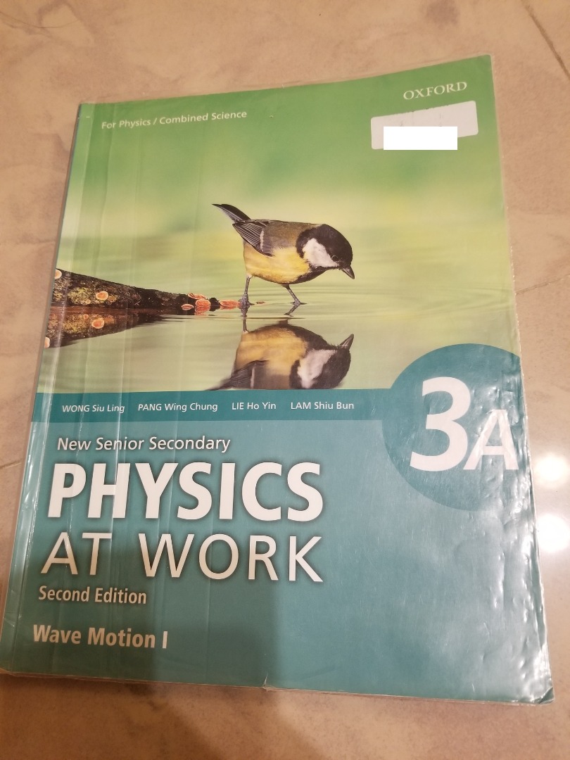 New Senior Secondary Physics at Work 3A Wave Motion, 興趣及遊戲, 書本 & 文具 ...