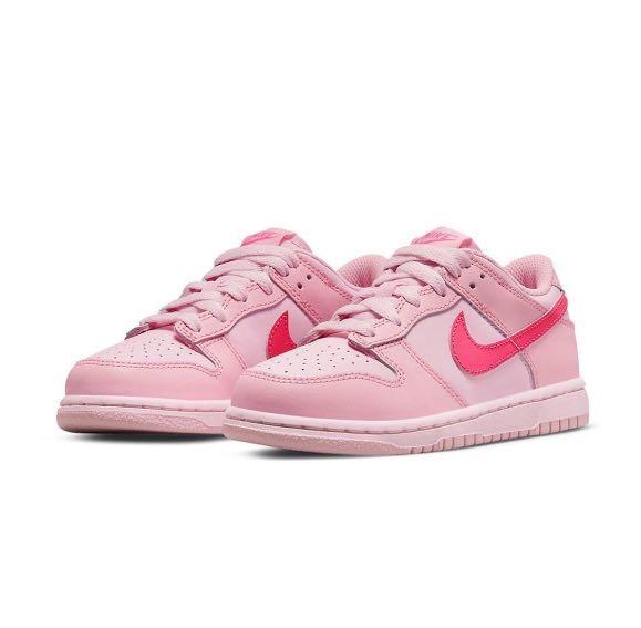 Nike SB Dunk Triple Pink, Women's Fashion, Footwear, Sneakers on Carousell