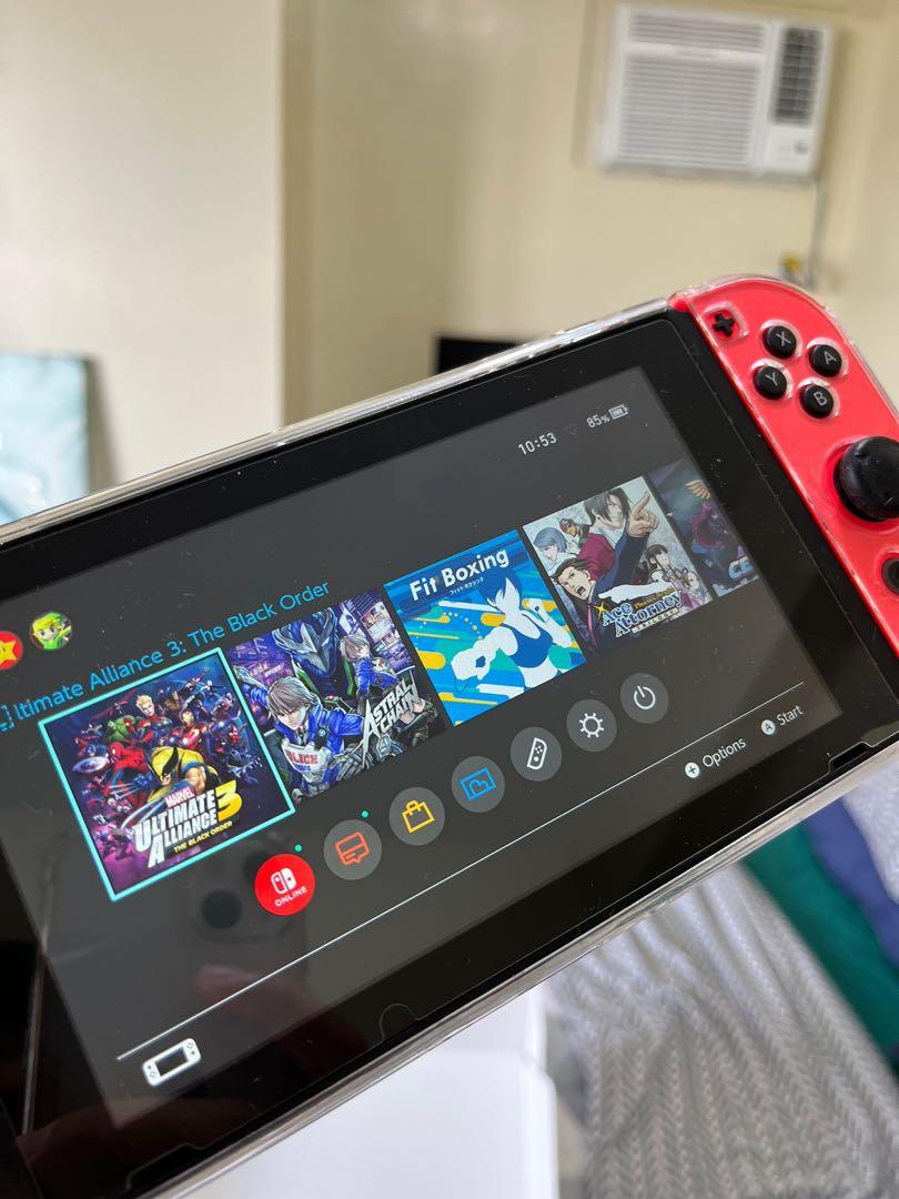 Nintendo Switch Version 1 (v1) - Used Less than 10x + 128GB sd, Video ...