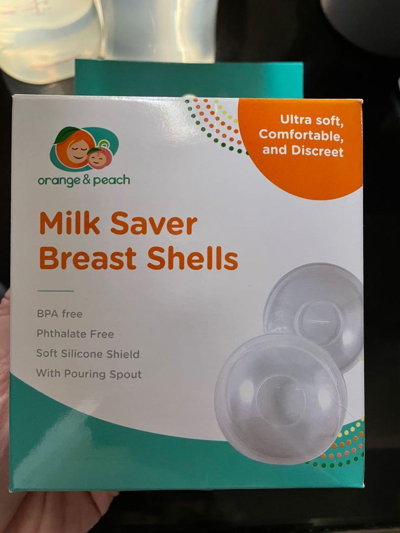 Orange and peach breast shells, Babies & Kids, Nursing & Feeding ...