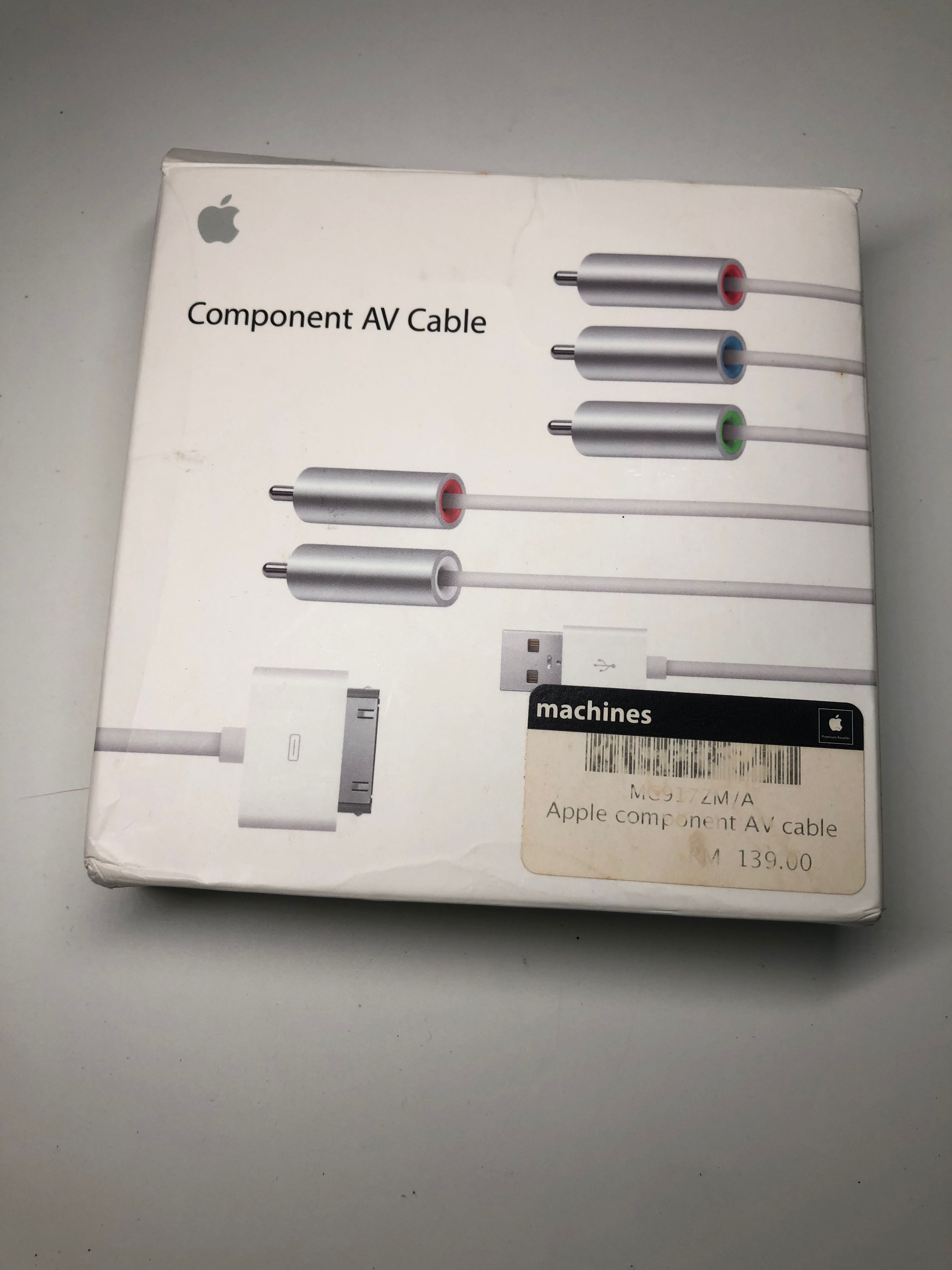 Original Apple Component AV Cable, Computers & Tech, Parts ...