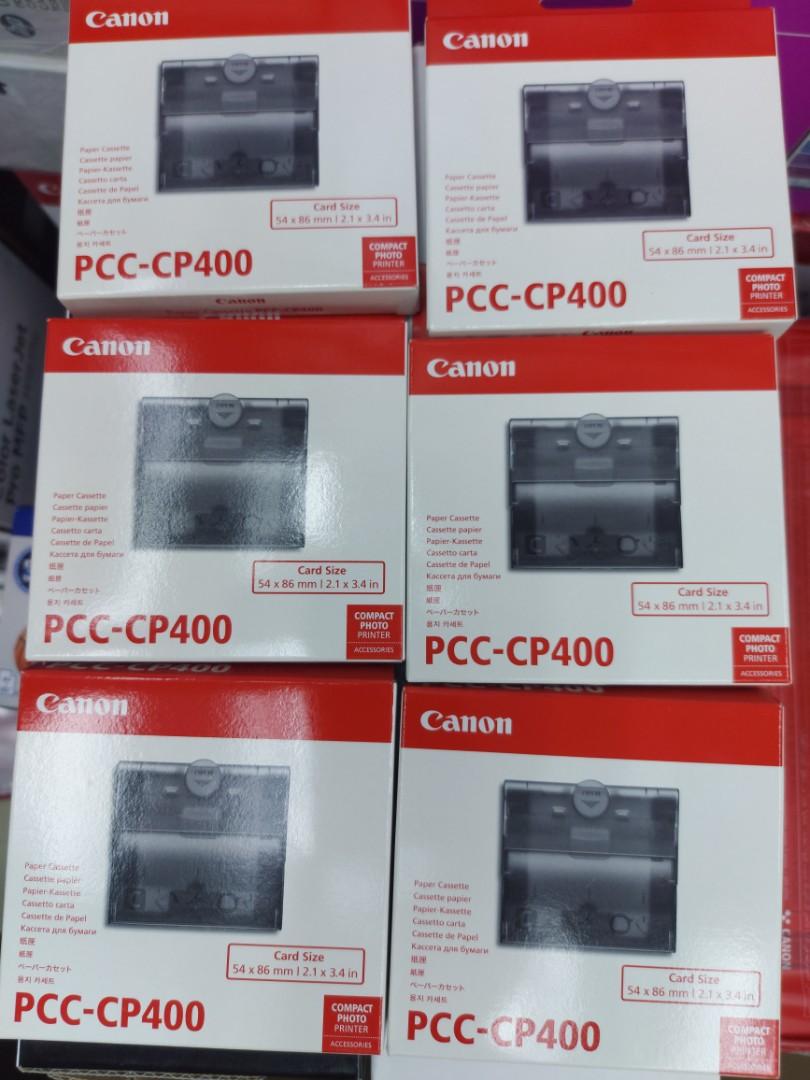 全新行貨長期現貨 Canon PCC-CP400 信用卡尺寸 2R (C) 紙匣, 電腦＆科技, 打印機及影印機 - Carousell