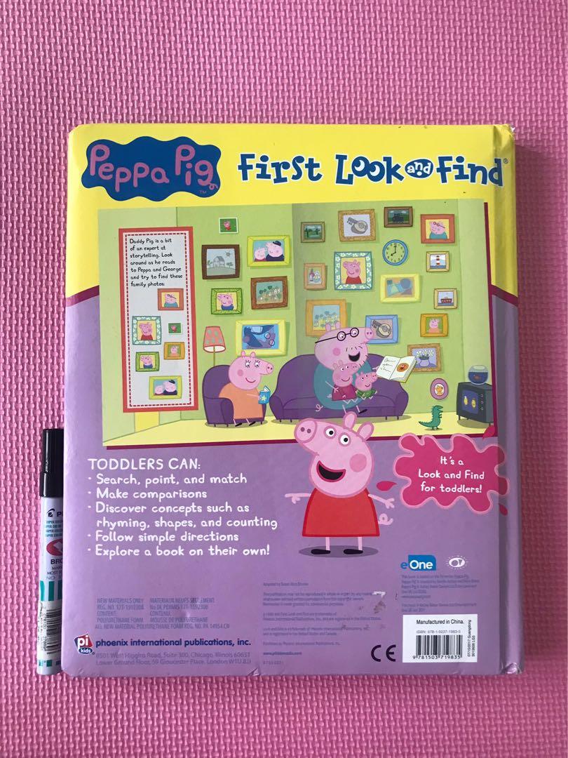 Peppa pig look and find boardbook, Hobbies & Toys, Books & Magazines ...
