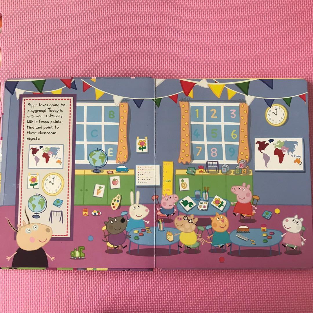 Peppa pig look and find boardbook, Hobbies & Toys, Books & Magazines ...