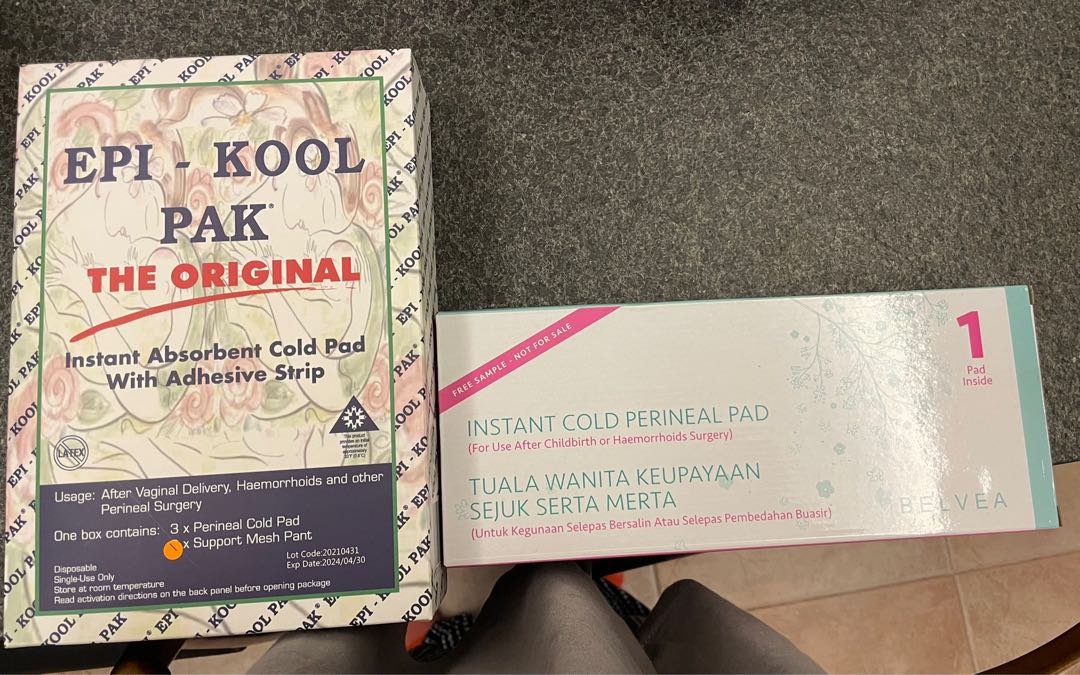 Perineal pad epi-kool and belvea, Babies & Kids, Maternity Care on ...