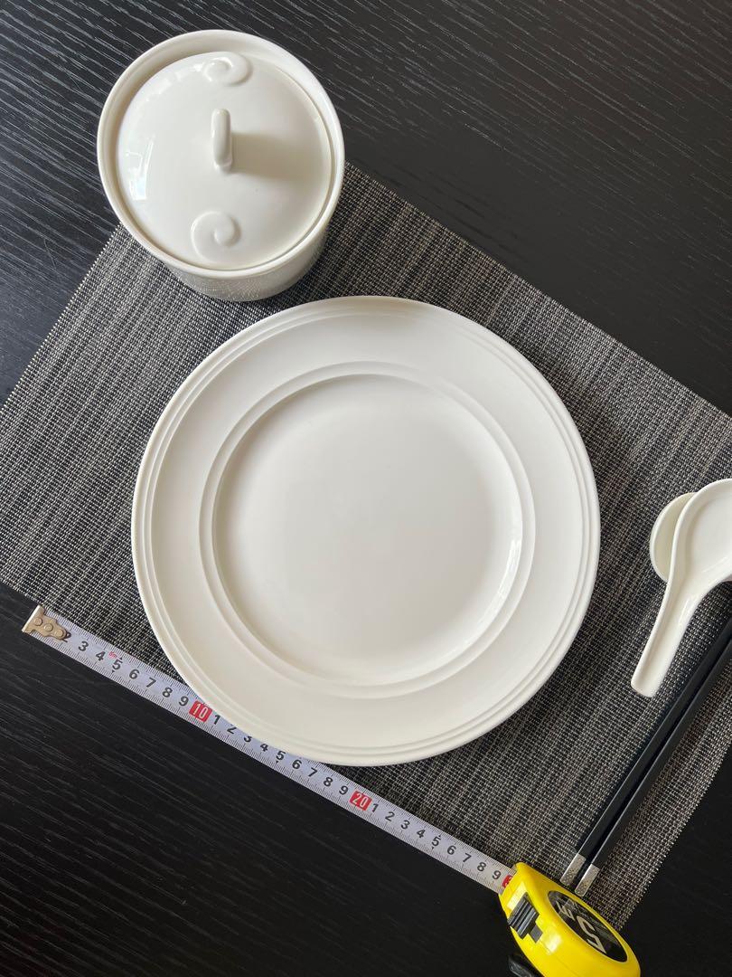 Plates and Bowls (Cerabon Porcelain), Furniture & Home Living ...