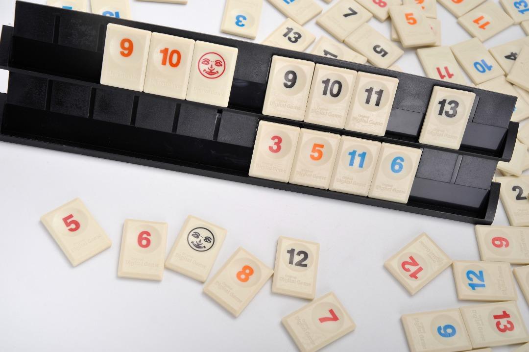 PlayFun Rummy Deluxe, Classic, Mini Travel New Edition 2-6 Players ...