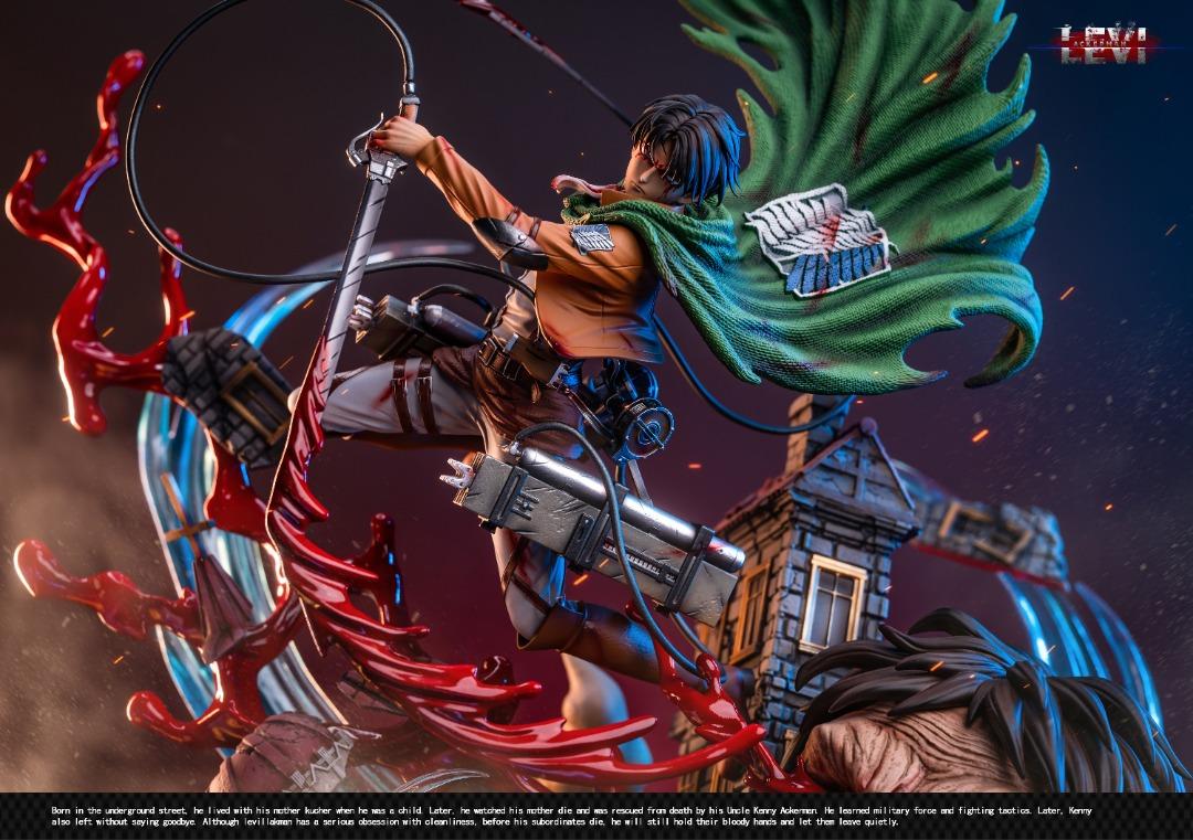 [PO] Levi Ackerman VS Zeke Yeager | DT Studio | Attack On Titan GK ...