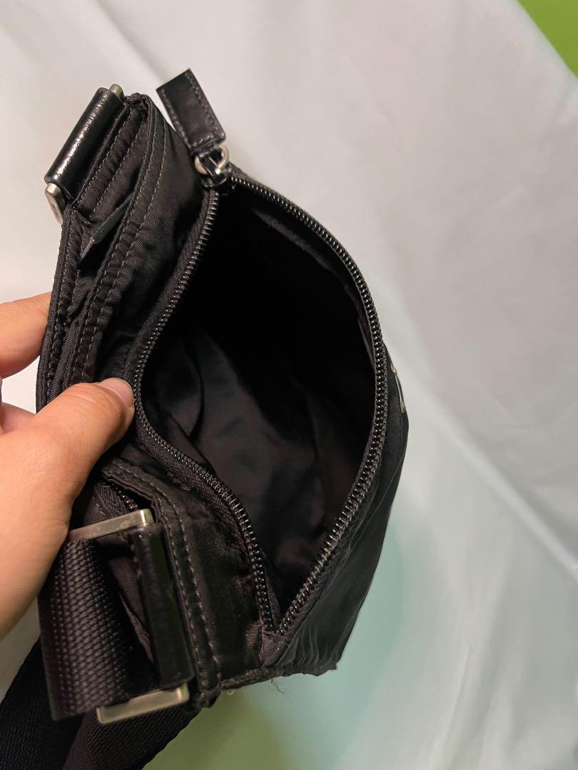 Prada mini sling bag nylon, Luxury, Bags & Wallets on Carousell
