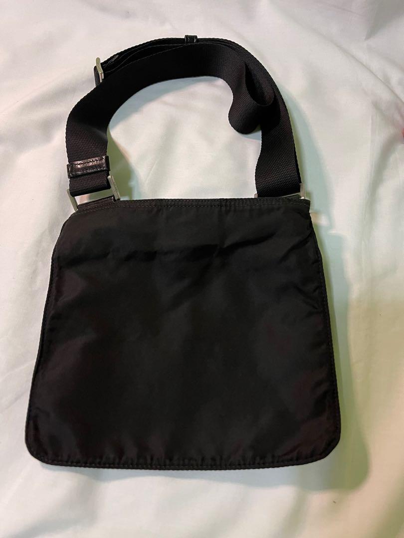 Prada mini sling bag nylon, Luxury, Bags & Wallets on Carousell