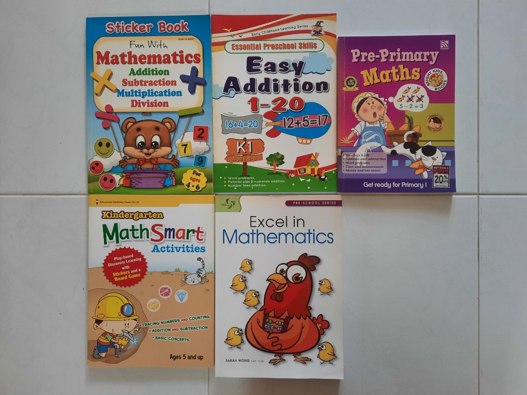 Pre-school Maths Books (Assortment), Hobbies & Toys, Books & Magazines ...