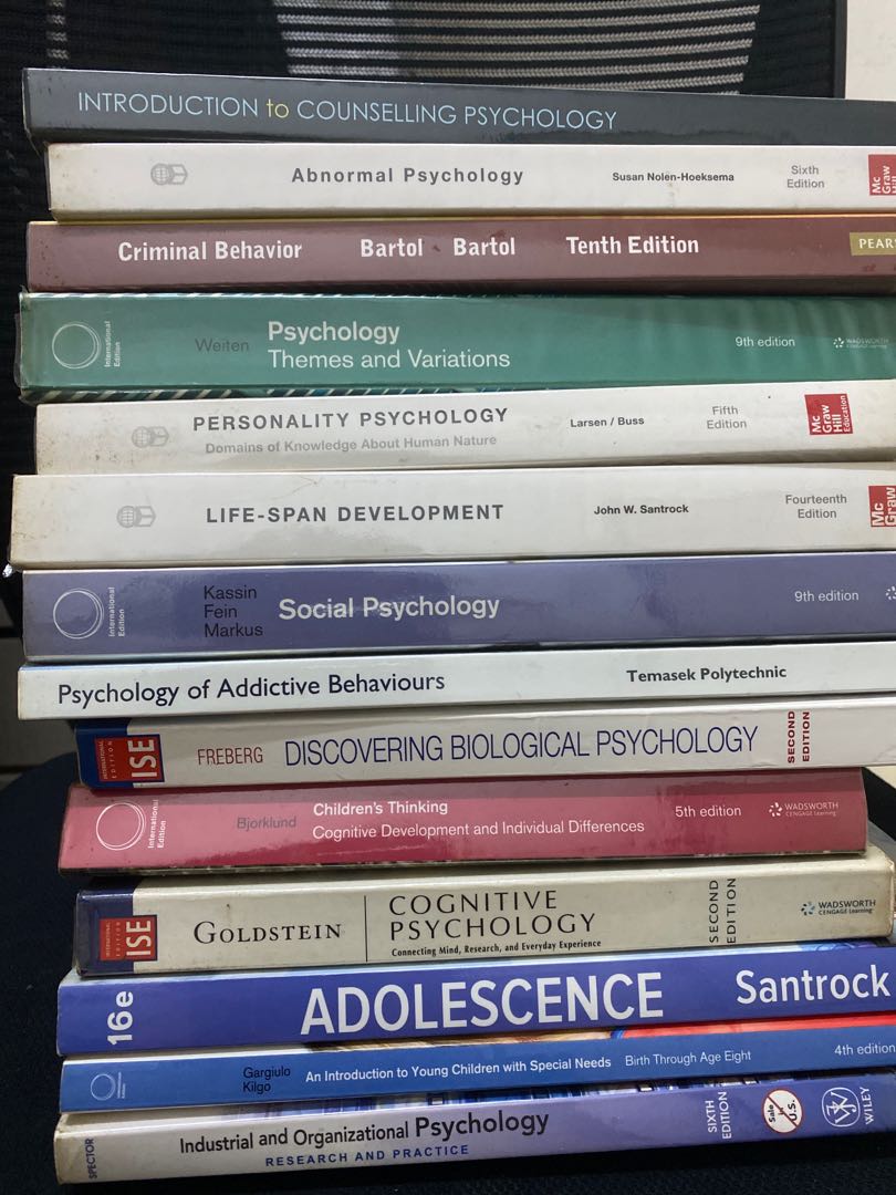 Psychology Textbooks University/Polytechnic, Hobbies & Toys, Books ...