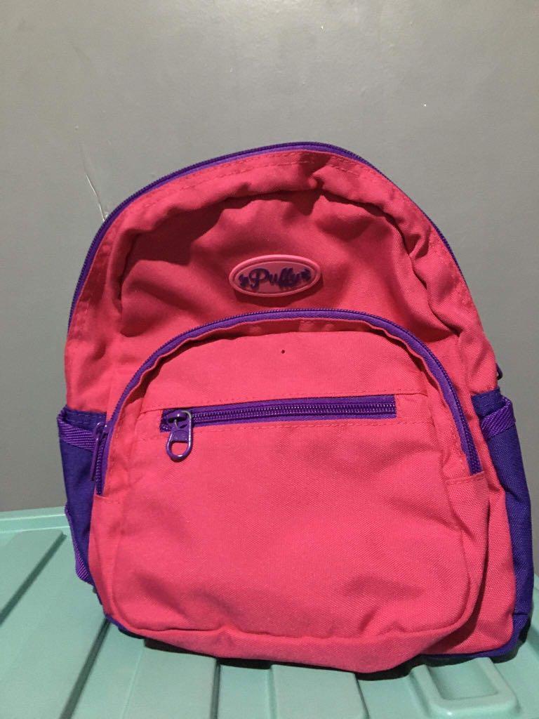 Puffy Small Pink Backpack, Babies & Kids, Babies & Kids Fashion on ...