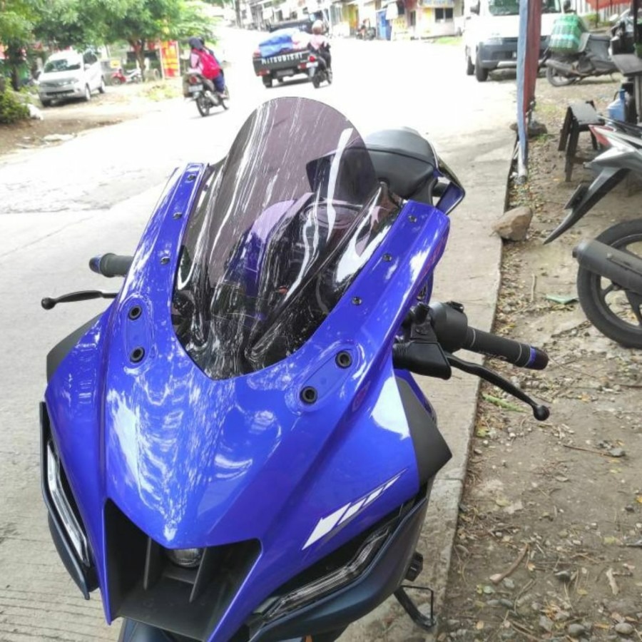 [R15 V4] Windshield R15 V4 (R15M), Motorcycles, Motorcycle Accessories ...