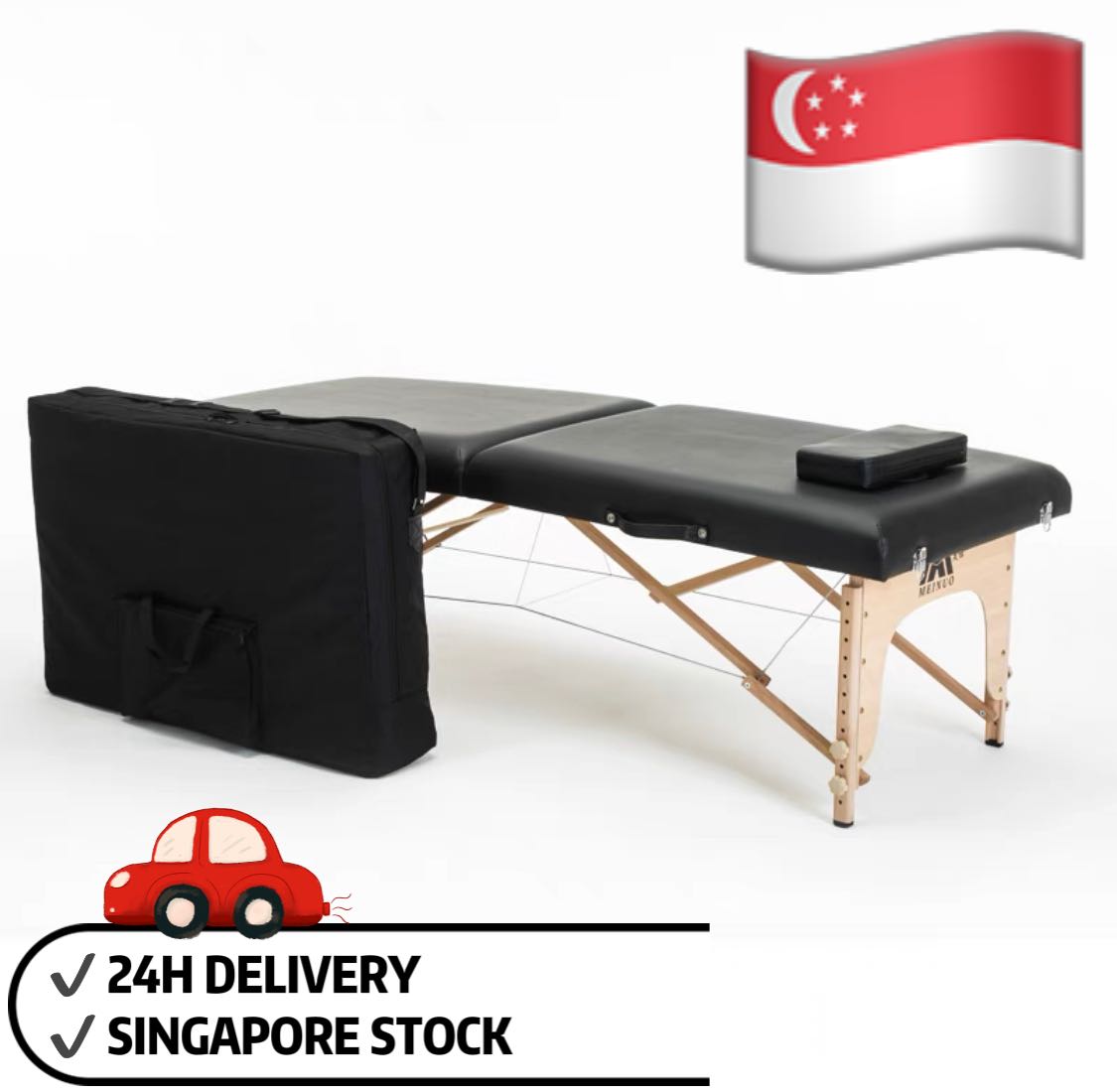 [READY STOCK - SG DISTRIBUTOR] Portable Massage Bed Table Package with ...