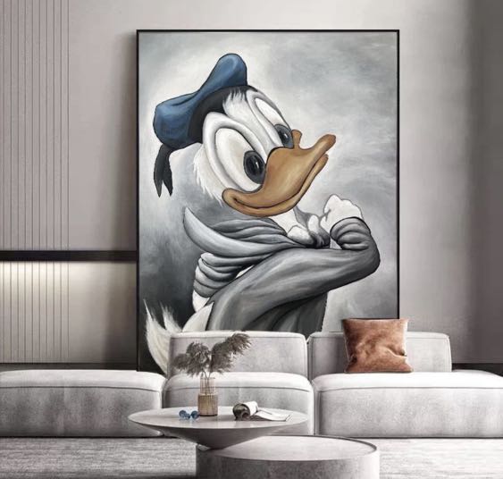 Realistic Donald Duck diamond painting, 興趣及遊戲, 手作＆自家設計, 文具及工藝 - 畫作及印刷品 ...