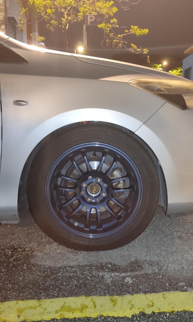 Rim re30 magblue, Auto Accessories on Carousell