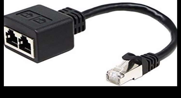 RJ45 splitter / Ethernet splitter, Computers & Tech, Parts ...