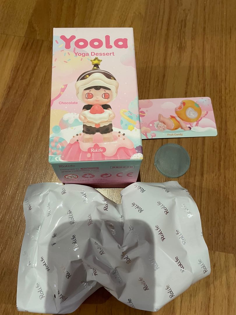 Rolife Yoola Yoga Dessert Figurine Blind Box 盲盒 Popmart, Hobbies & Toys, Toys & Games on Carousell