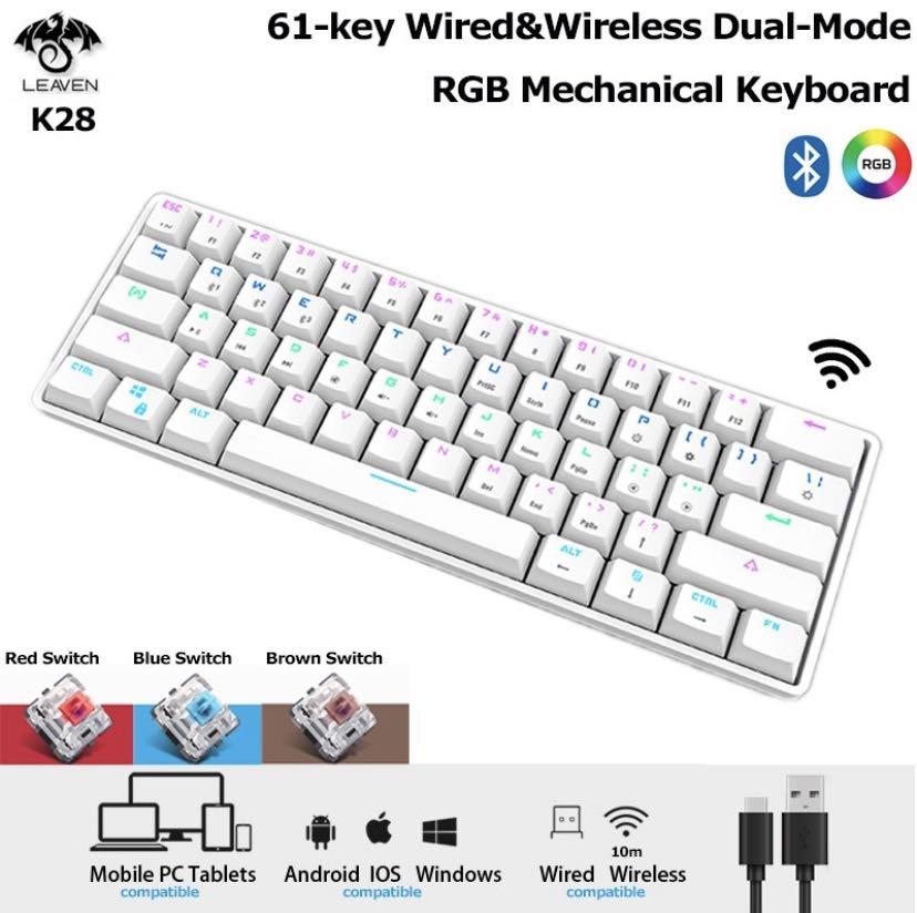 RUSH mechanical keyboard red switch (leaven brand), Computers & Tech ...