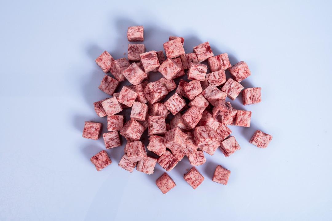Saikoro Wagyu Cubes 1kg, Food & Drinks, Chilled & Frozen Food on Carousell