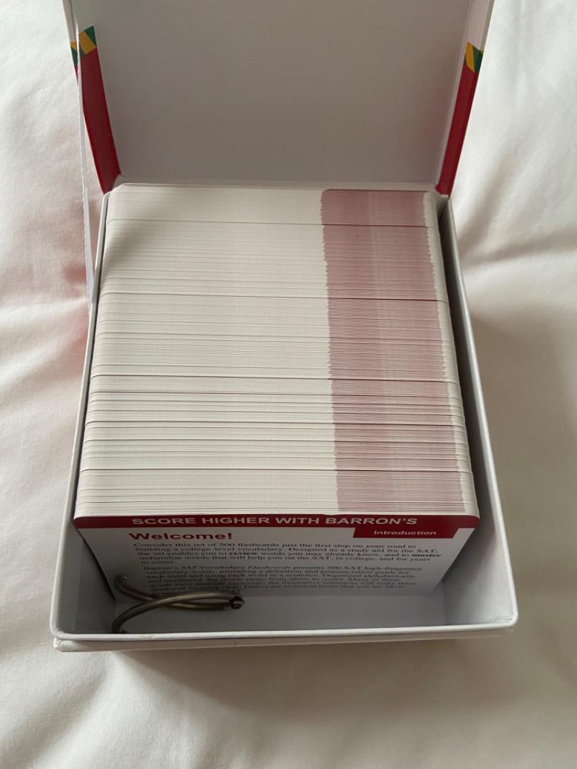 SAT Flashcards: 500 Cards to Prepare for Test Day (Barron's Test Prep ...