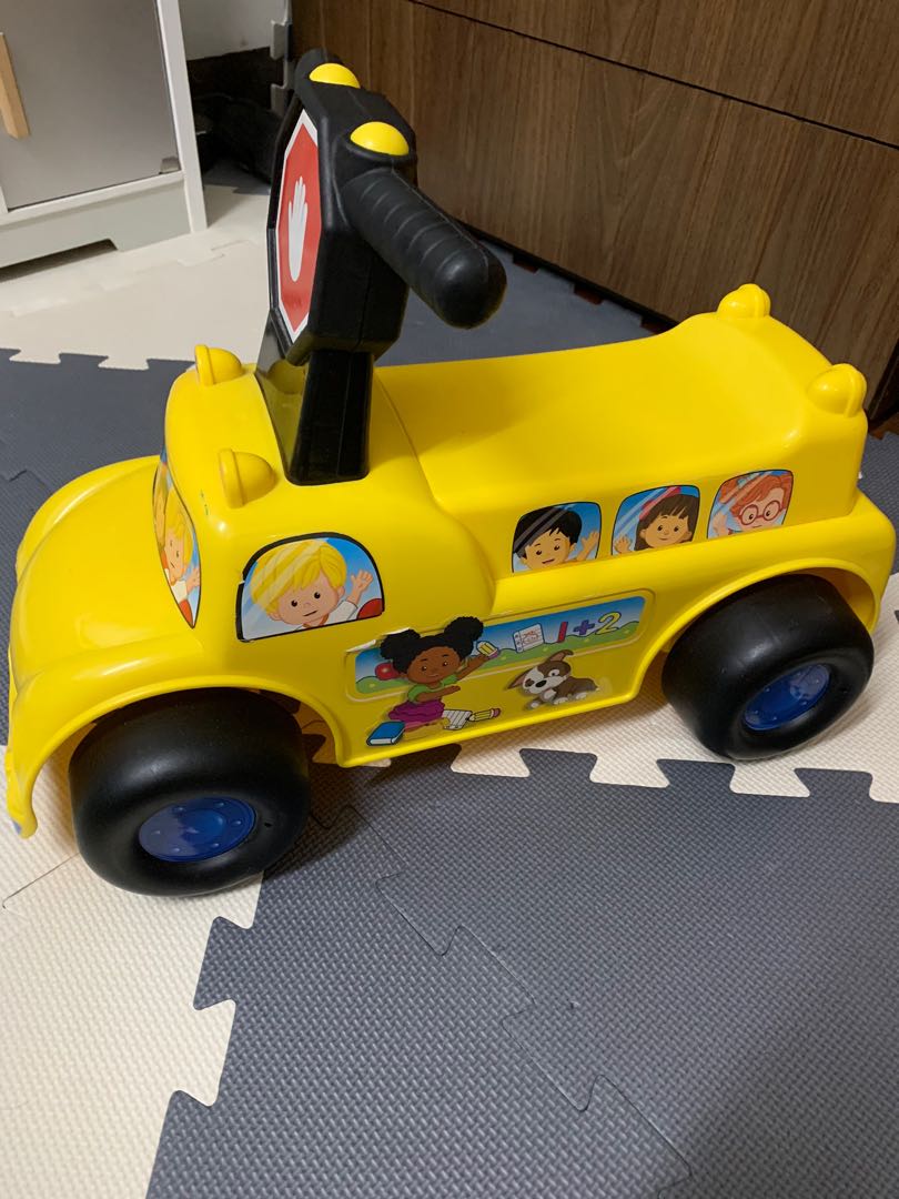 School Bus Ride On for Toddlers, Babies & Kids, Infant Playtime on ...
