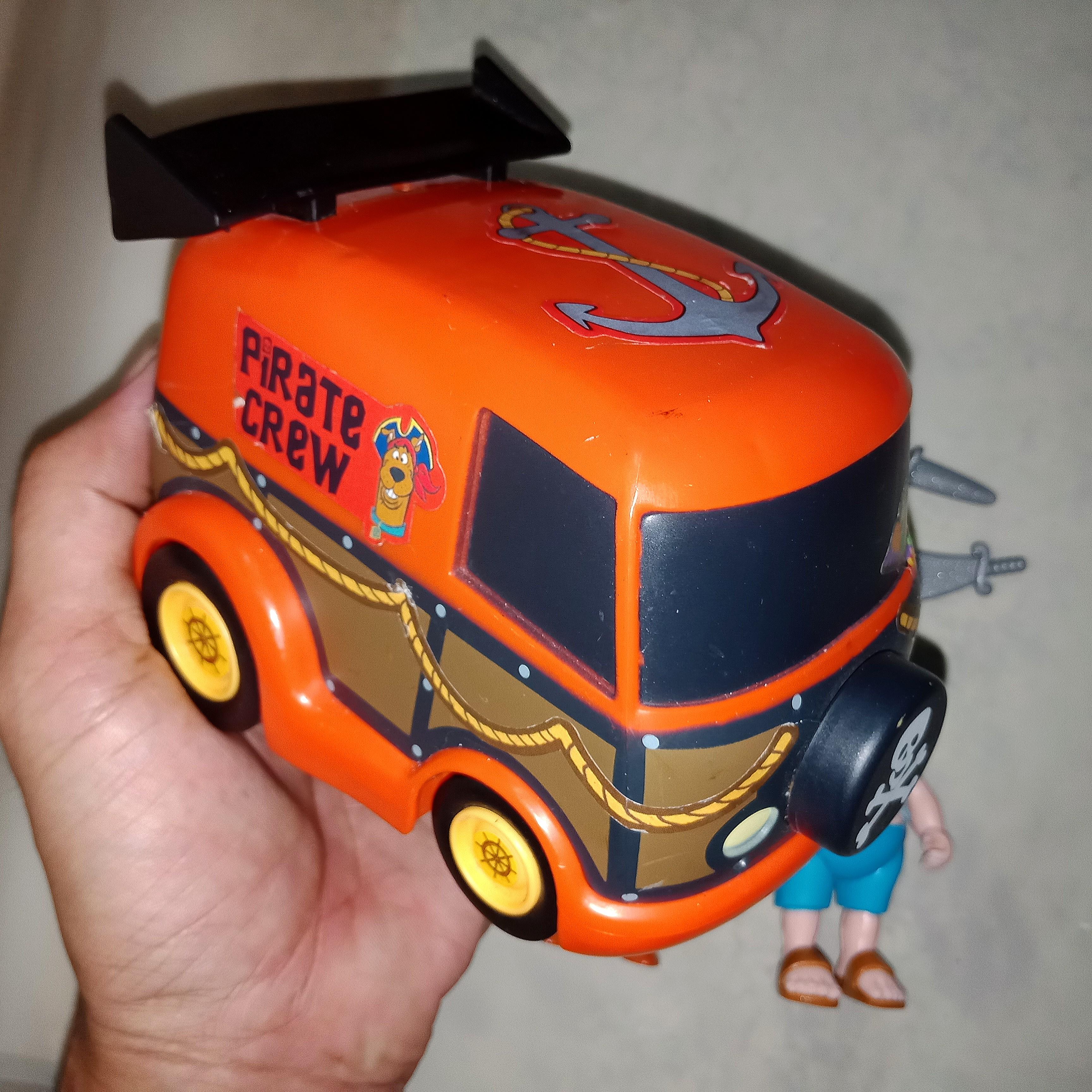 Scooby doo pirate van and disney action figure peter pan toy bundle ...