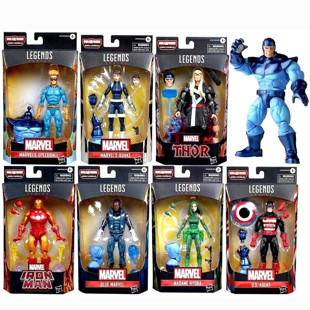 Set Of 7 MISB Marvel Legends Avengers Controller Wave Thor Herald Of ...