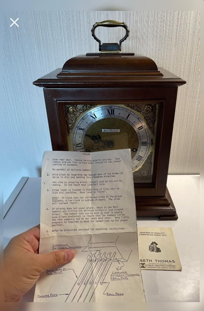 Seth Thomas Key Wound Clock at Dominic Parra blog