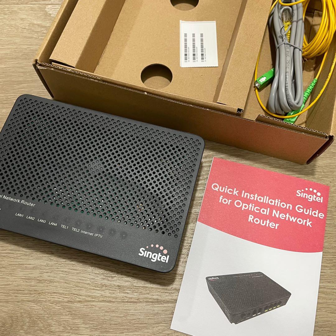 Singtel Optical Network Router ONR, Computers & Tech, Parts ...