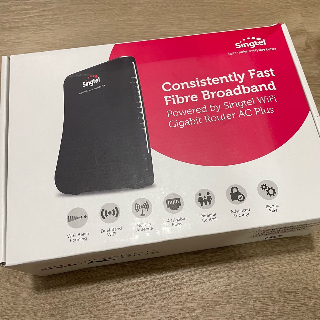 Singtel Wifi Gigabit Router AC Plus, Computers & Tech, Parts ...