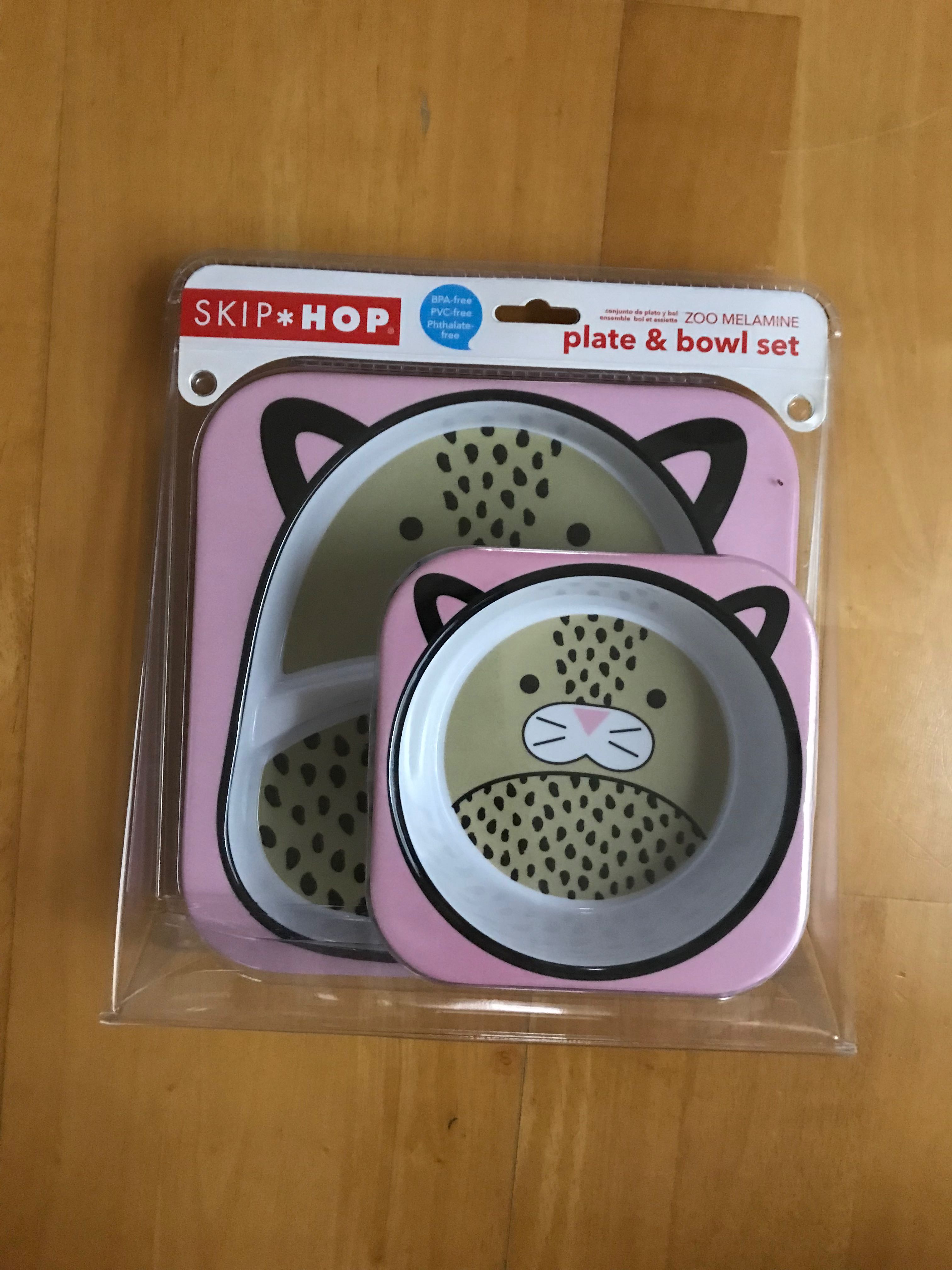 Skip Hop Zoo Melamine Set - Leopard Design (NEW), Babies & Kids ...