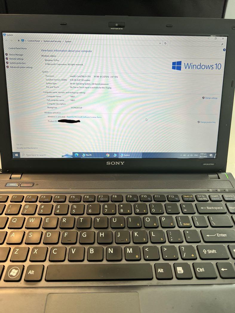 Sony Vaio Model PCG 51111W, Computers & Tech, Laptops & Notebooks on ...