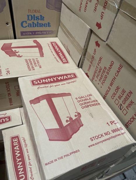 Sunnyware DOUBLE QUENCHER JUICE / WATER DISPENSER TWIN DISPENSER 9868 ...