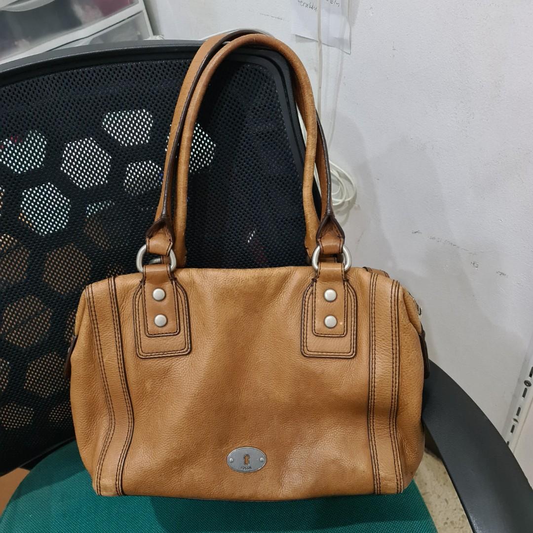 Tas kulit fossil original model abadi sepanjang masa .NEGO TIPIS ...