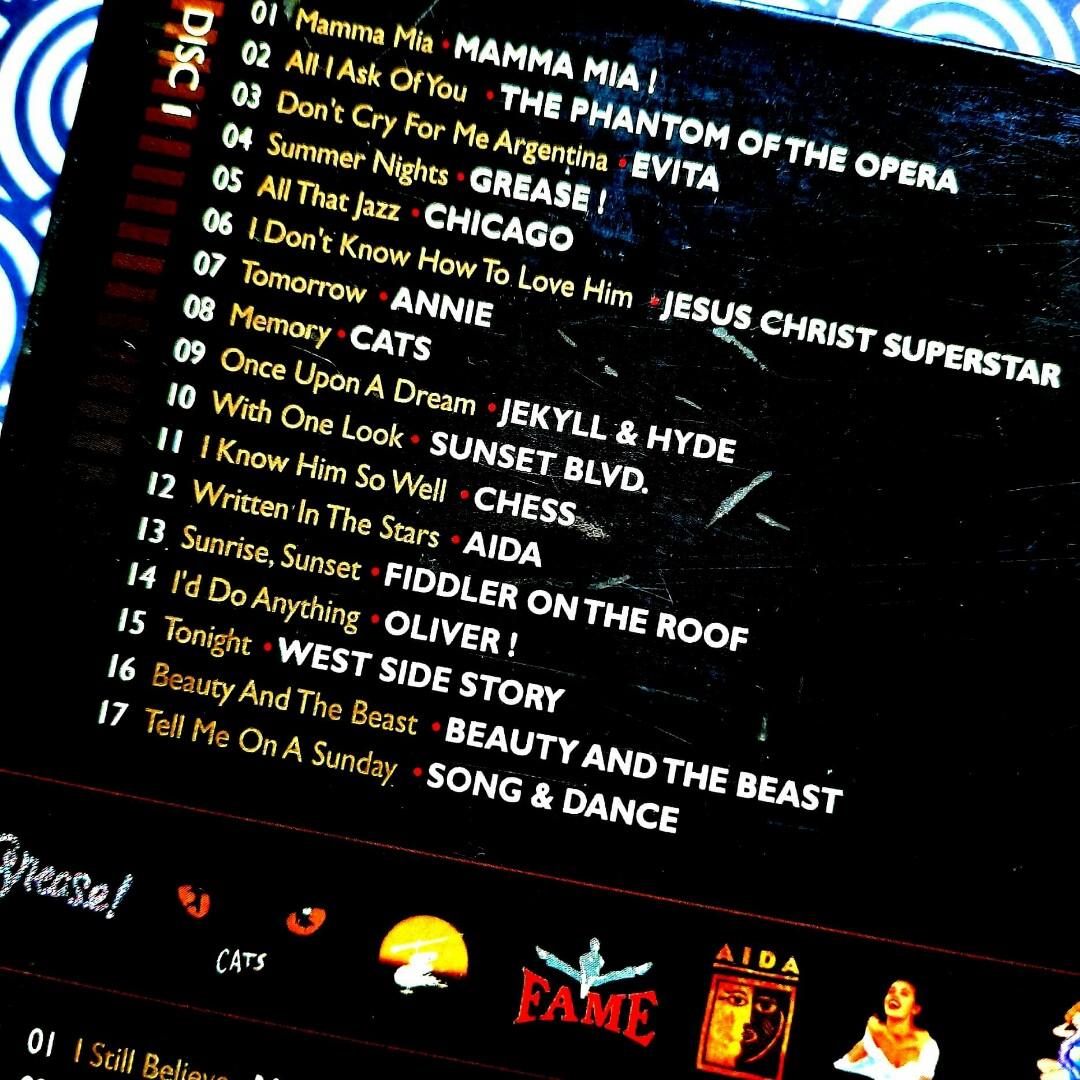 The Very Best of Musicals Vol.1 CD (2-CD), Hobbies & Toys, Music & Media, CDs & DVDs on Carousell