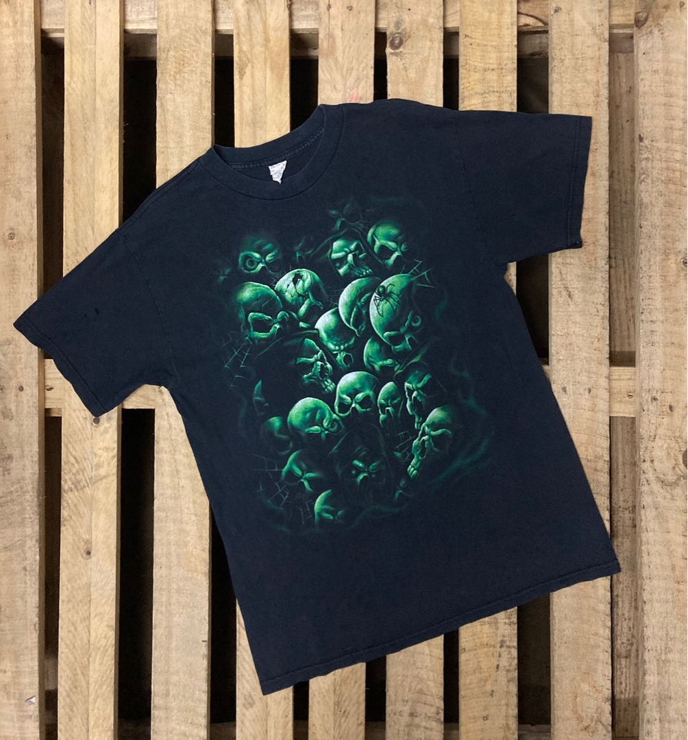 Travis Scott Style Skull Pile Design, Men's Fashion, Tops & Sets ...