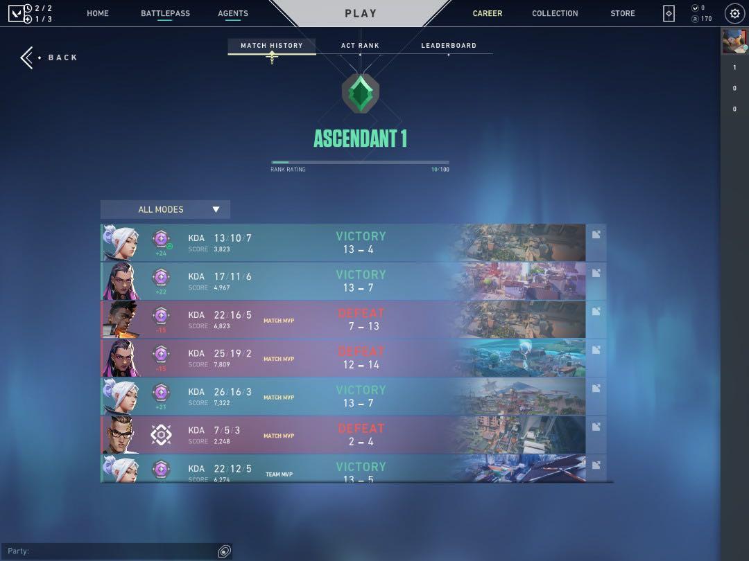 Valorant Ascendant Account, Video Gaming, Gaming Accessories, In-Game ...