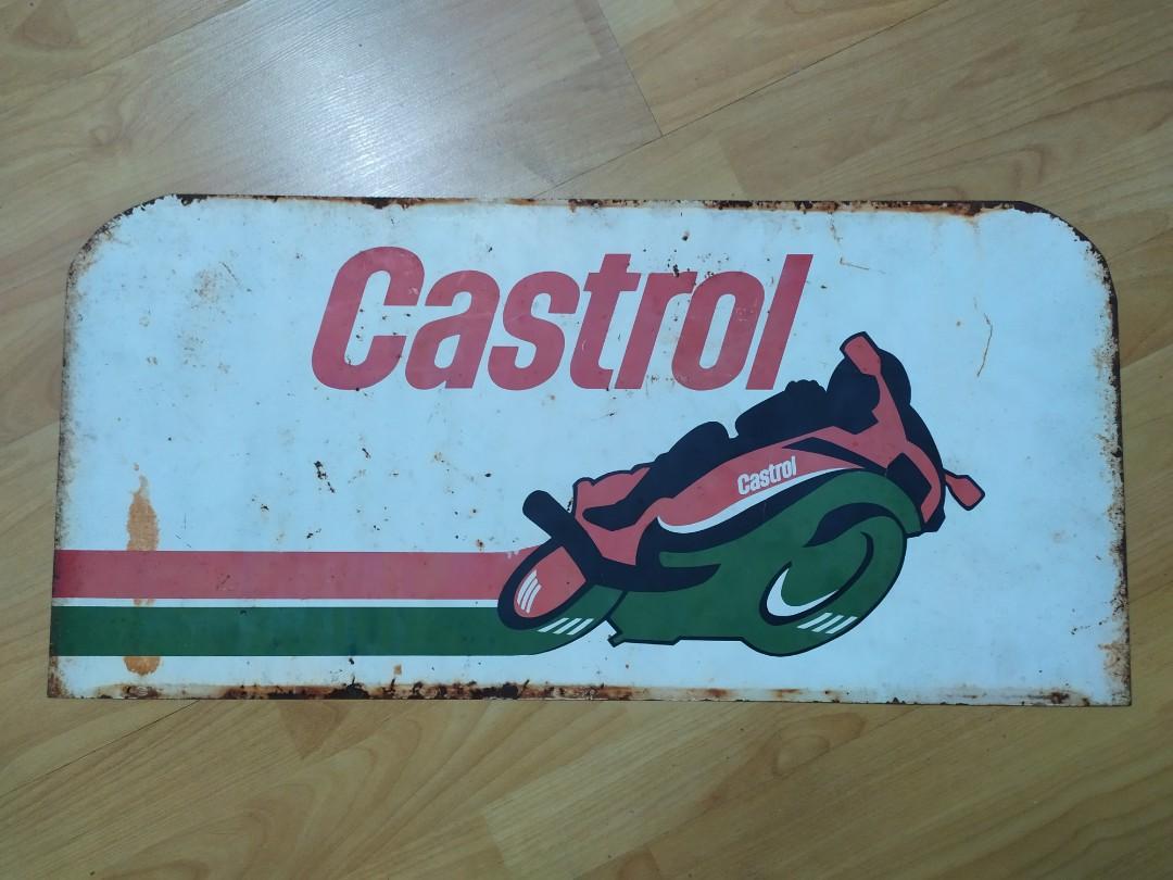 Vintage Castrol Sign, Hobbies & Toys, Collectibles & Memorabilia ...