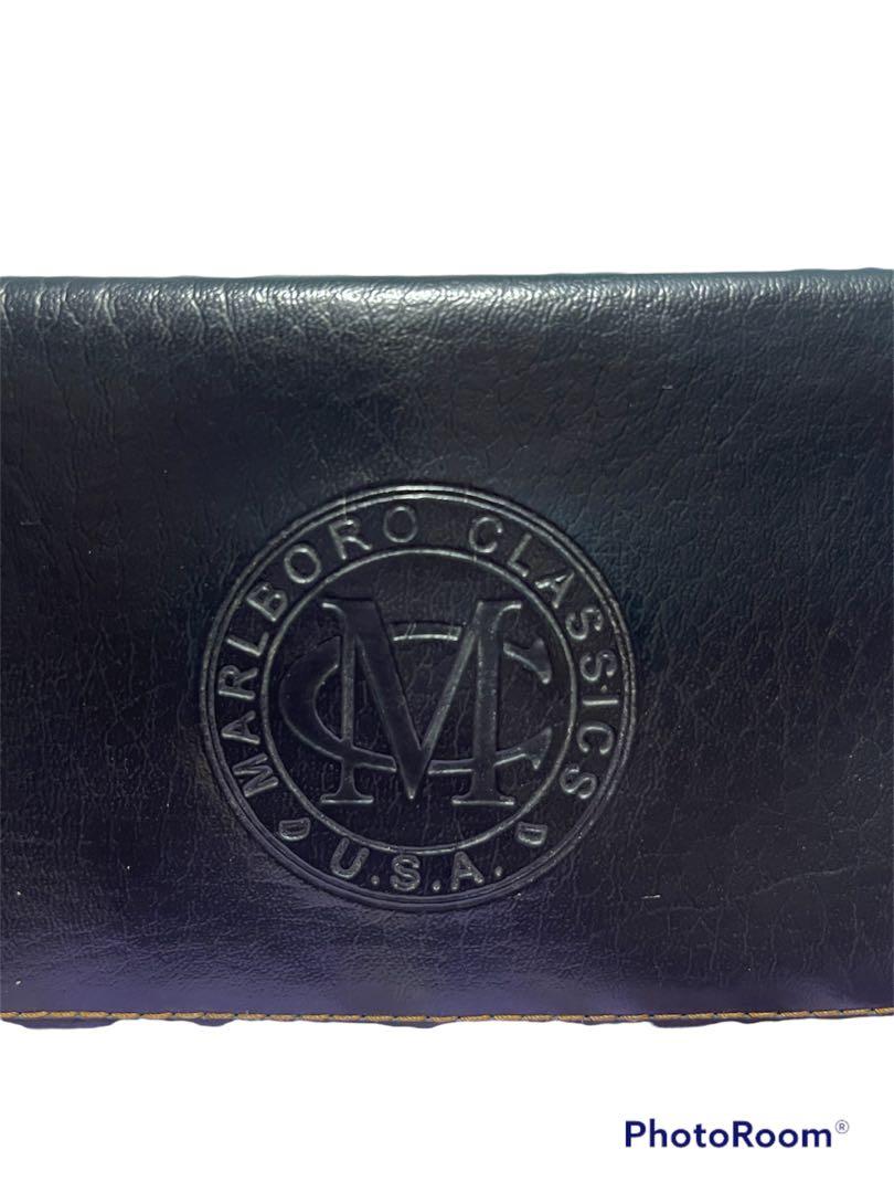 Vintage Marlboro Classics Leather Wallet, Women's Fashion, Bags ...