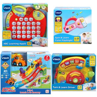 Vtech Interactive Toys - Vtech ABC Learning Apple, Vtech Spin and Flash ...