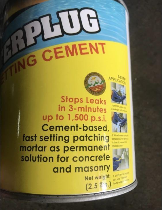 Water Plug, Commercial & Industrial, Construction & Building Materials ...