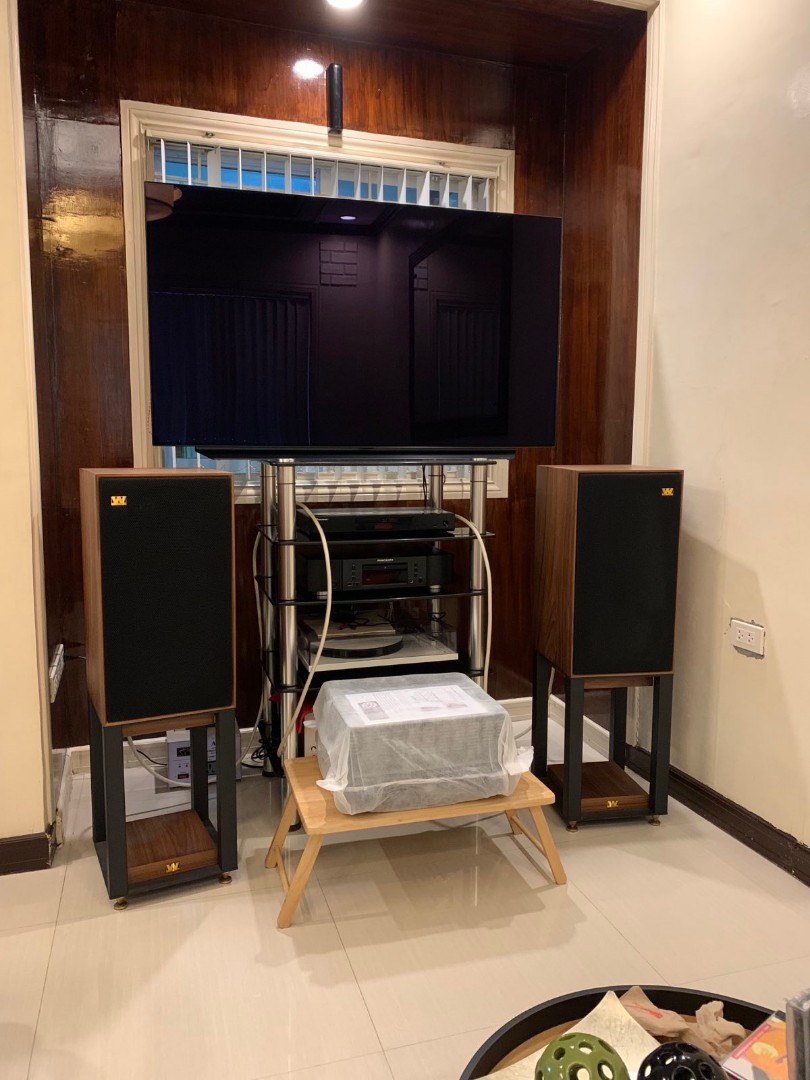 Wharfedale Lindon 85th Anniversary with speaker stand, Audio, Soundbars ...